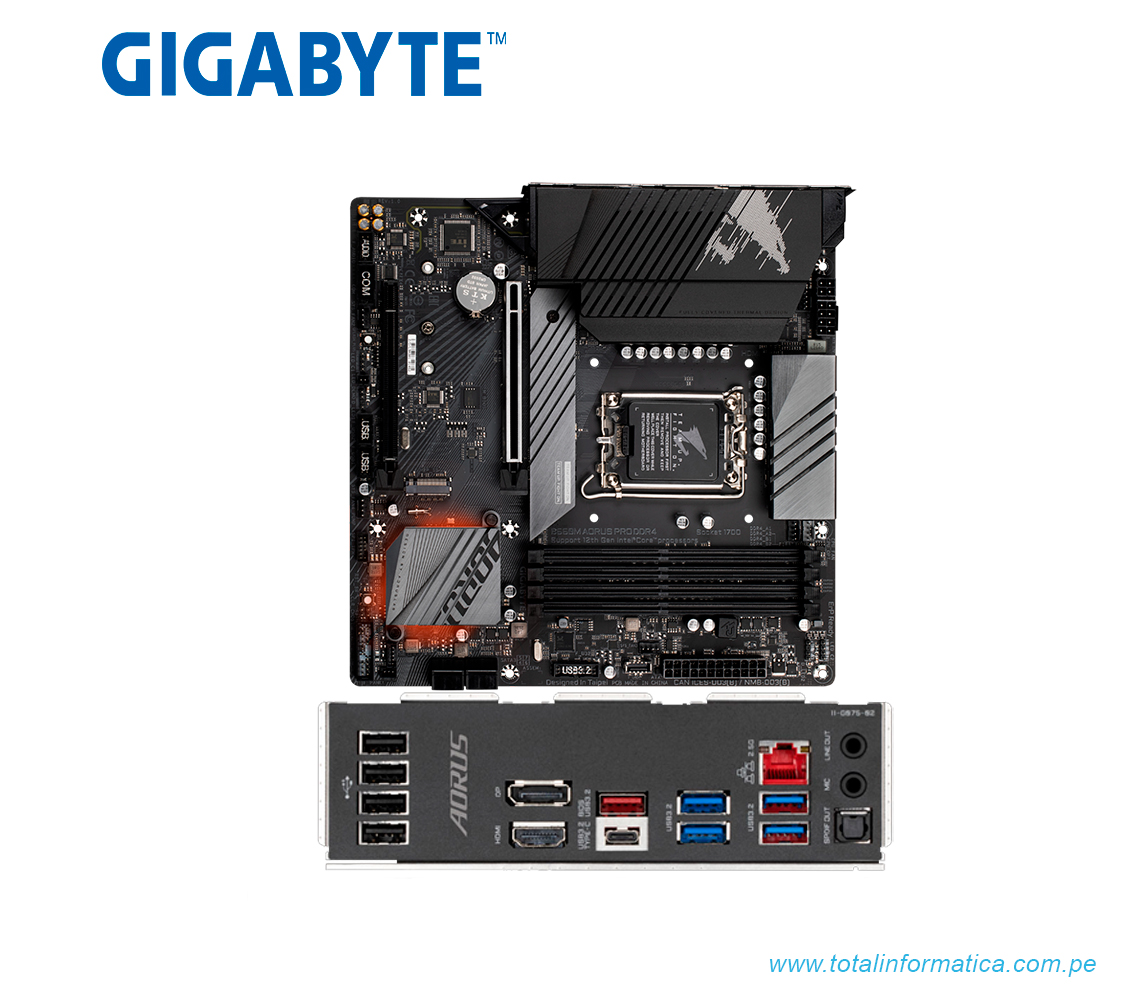PLACA BASE GIGABYTE INTEL B660M AORUS PRO DDR4