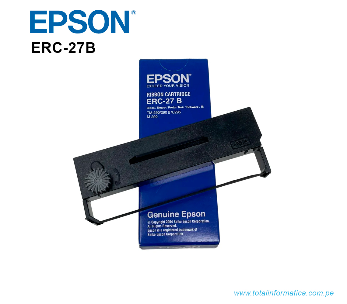 CINTA EPSON ERC-27B BLACK, TM.290, TM-290II, TM-U295