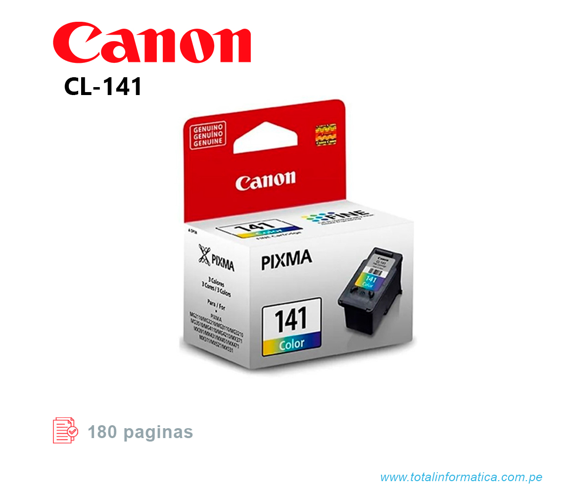 TINTA CANON CL-141 COLOR 8ML, PIXMA MG 4110