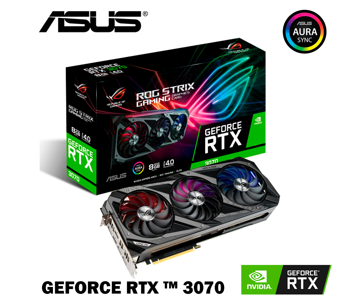 Produk ASUS Components Graphic Card ROG Strix GeForce RTX 3070 8GB ...
