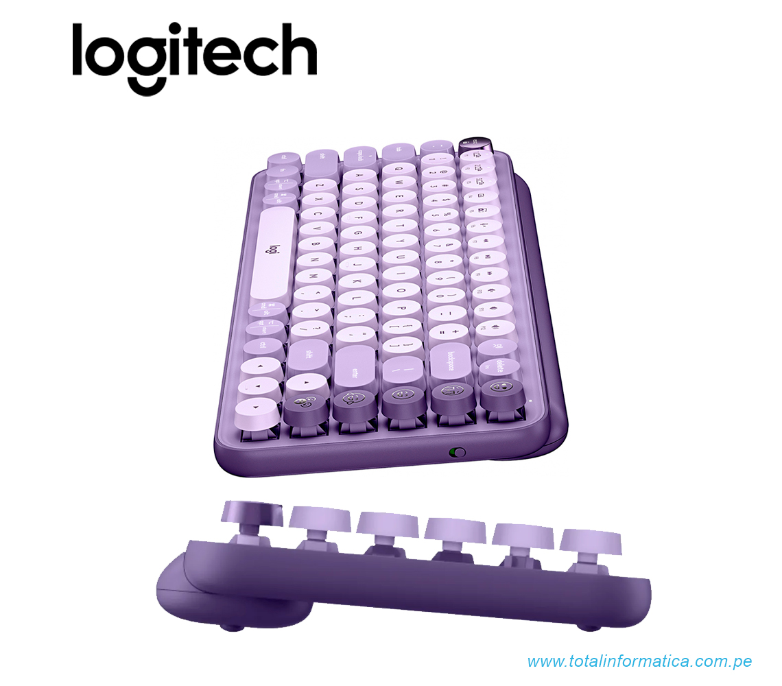 TECLADO LOGITECH POP KEYS, MULTI-DISPOSITIVO, INALAMBRICO/BLUETOOTH ...